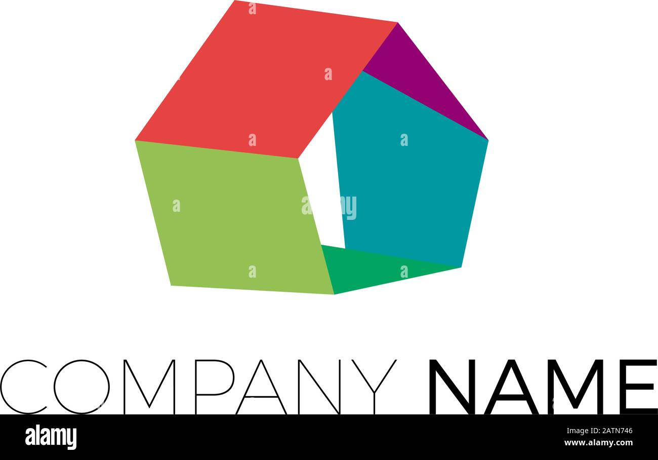 Funny house shape Stock Vector Images - Alamy