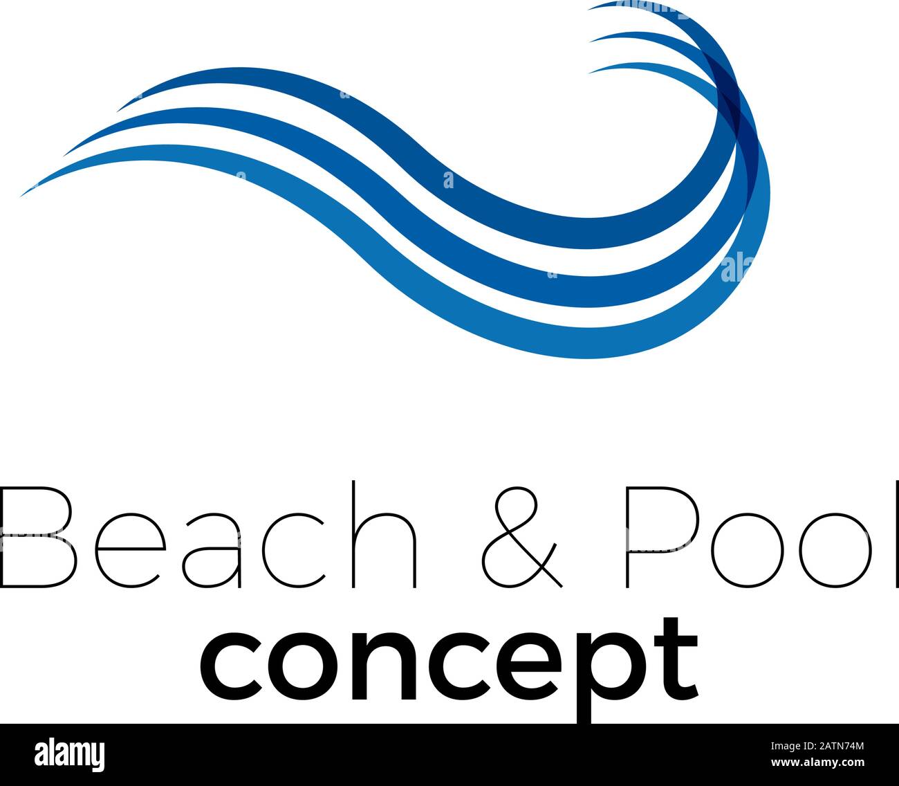 Wave pool surfing Stock Vector Images - Alamy