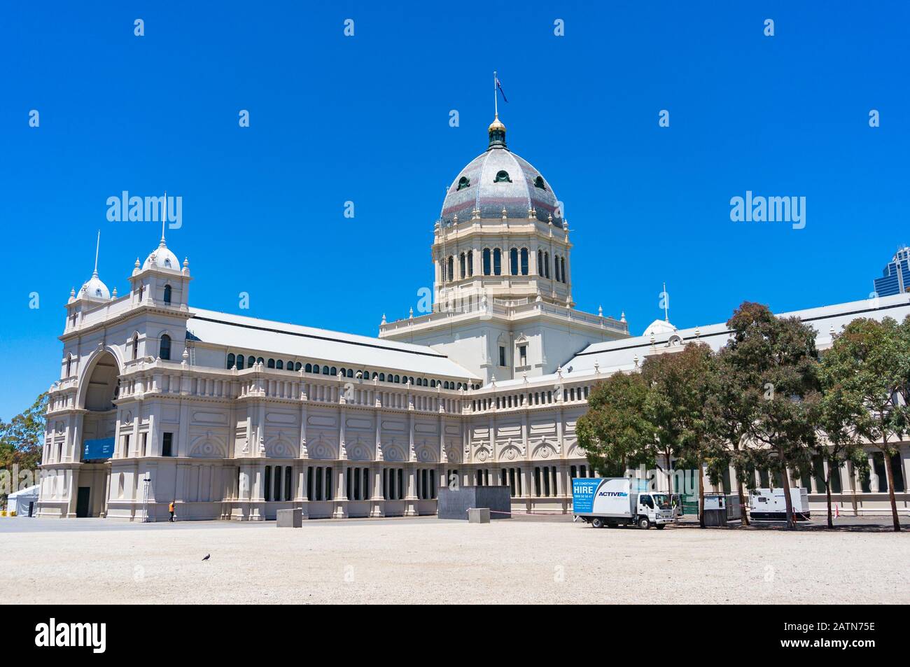 Melbourne, Australia - December 7, 2016: Royal Exhibition Building - a ...