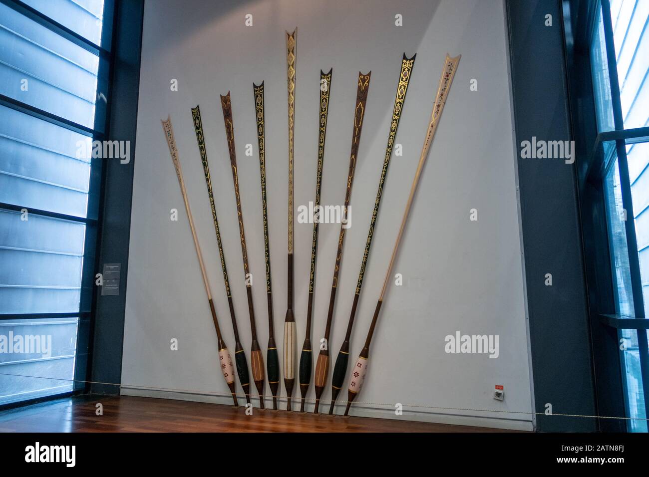 Istanbul, Turkey - Jan 12, 2020: Imperial Oars displayed for Exhibition ...
