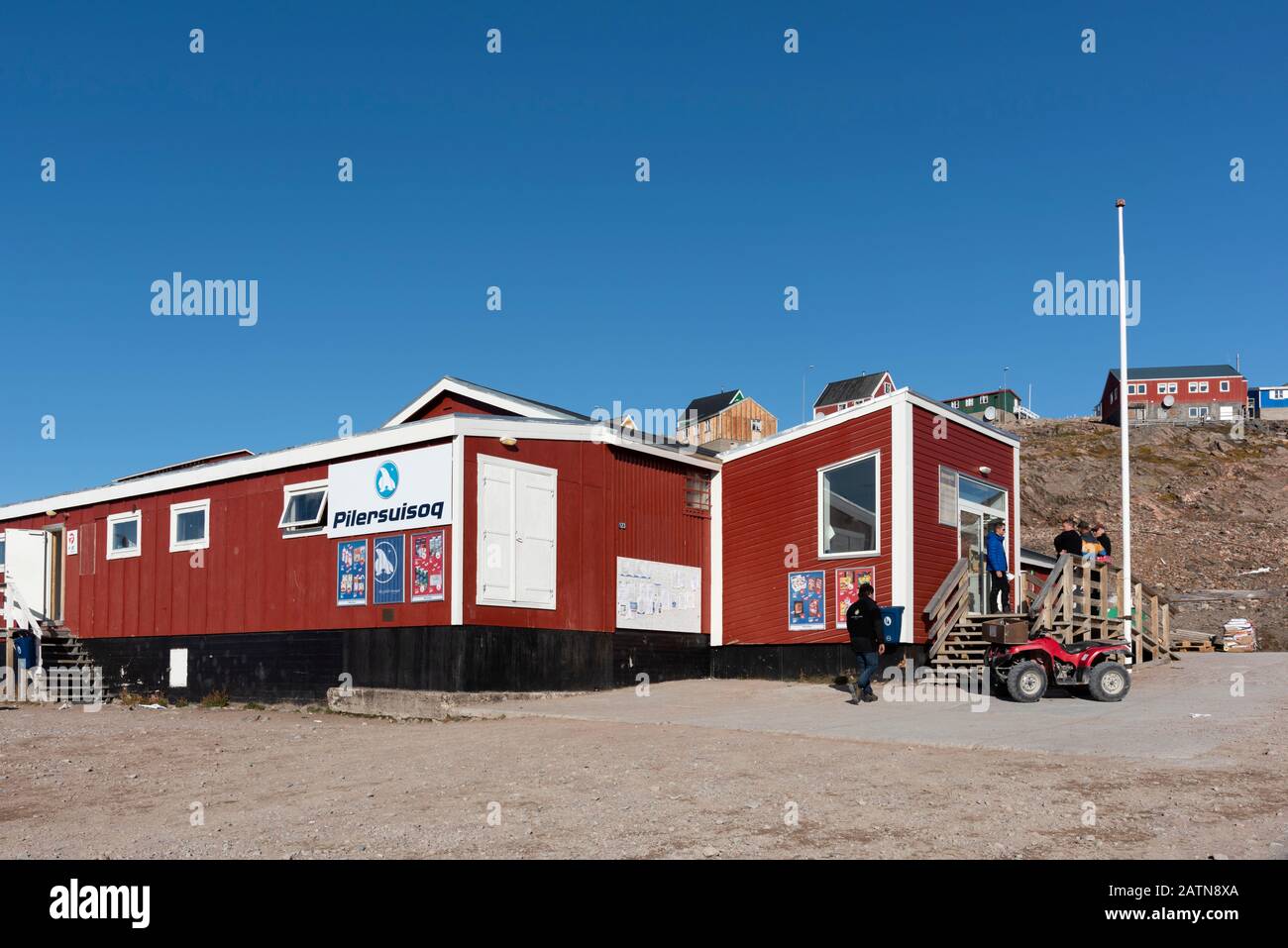 The supermarket in Ittoqqortoormiit village, east Greenland Stock Photo ...