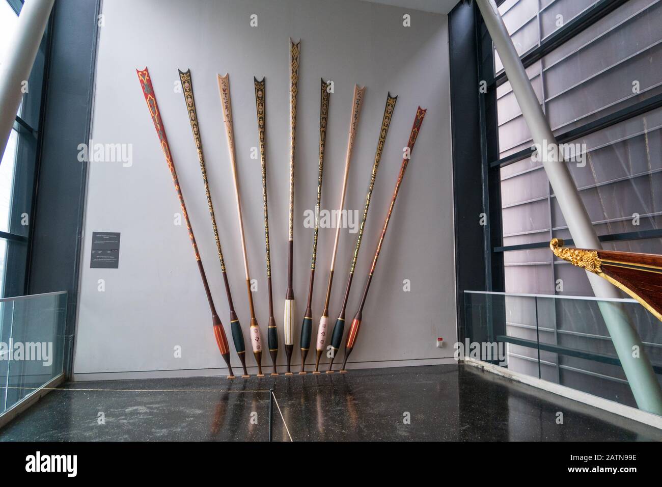 Istanbul, Turkey - Jan 12, 2020: Imperial Oars displayed for Exhibition ...