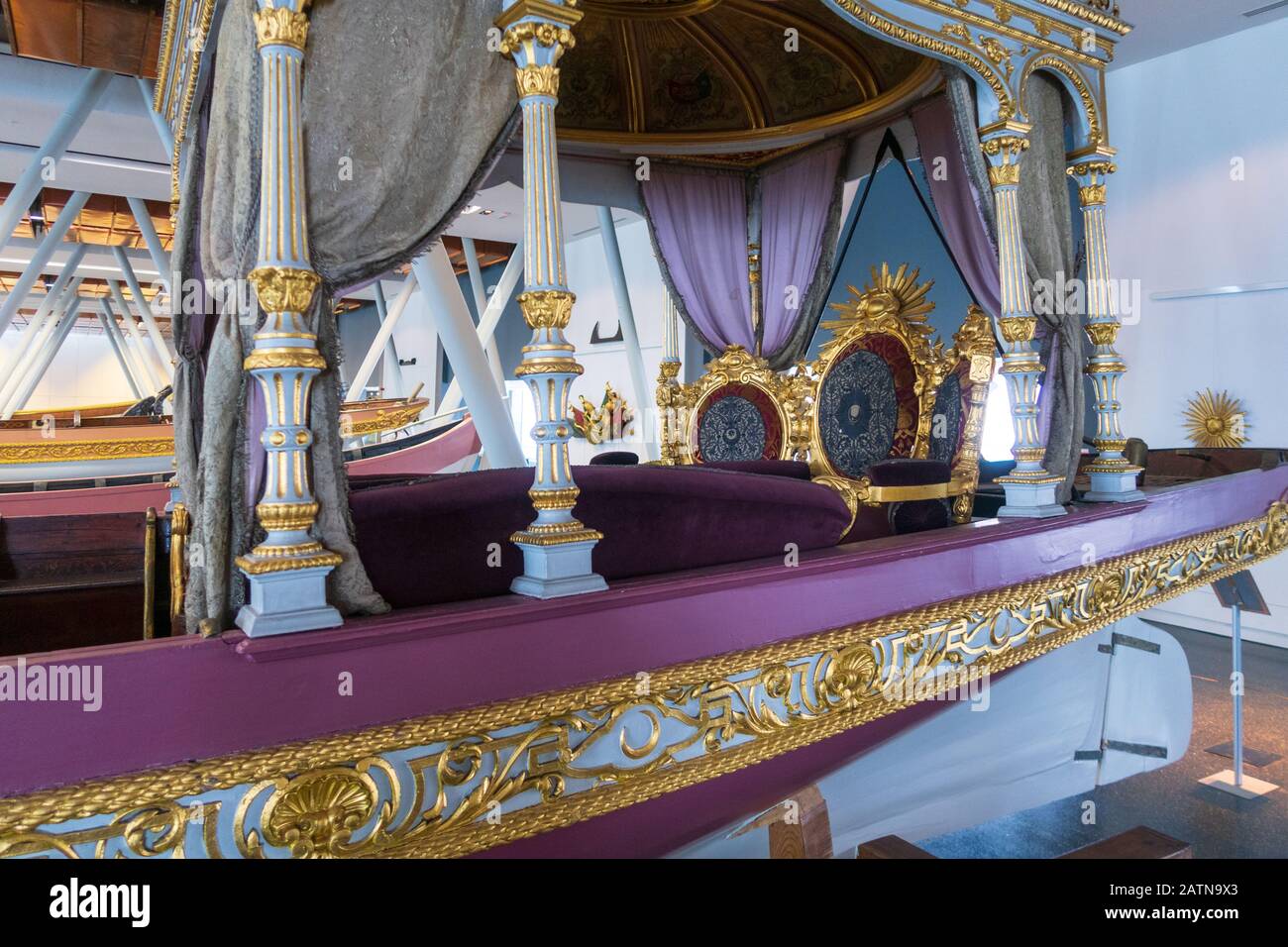 Istanbul, Turkey - Jan 12, 2020: imperial caiques, mostly from the 19th ...