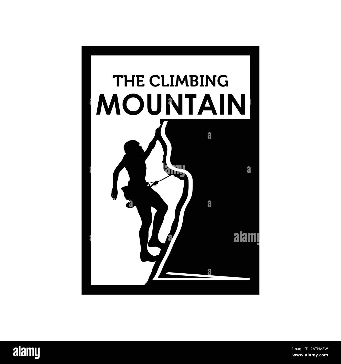 Climbing mountain silhouette hi-res stock photography and images - Alamy