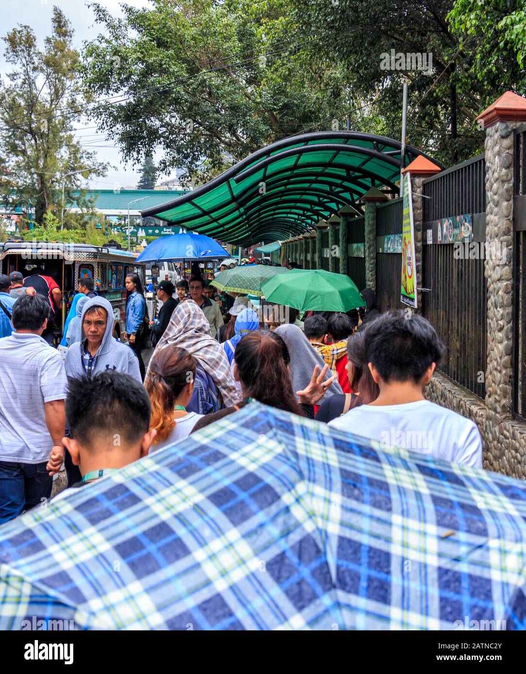 Baguio City, Philippines - December 20, 2019: People at Baguio City ...
