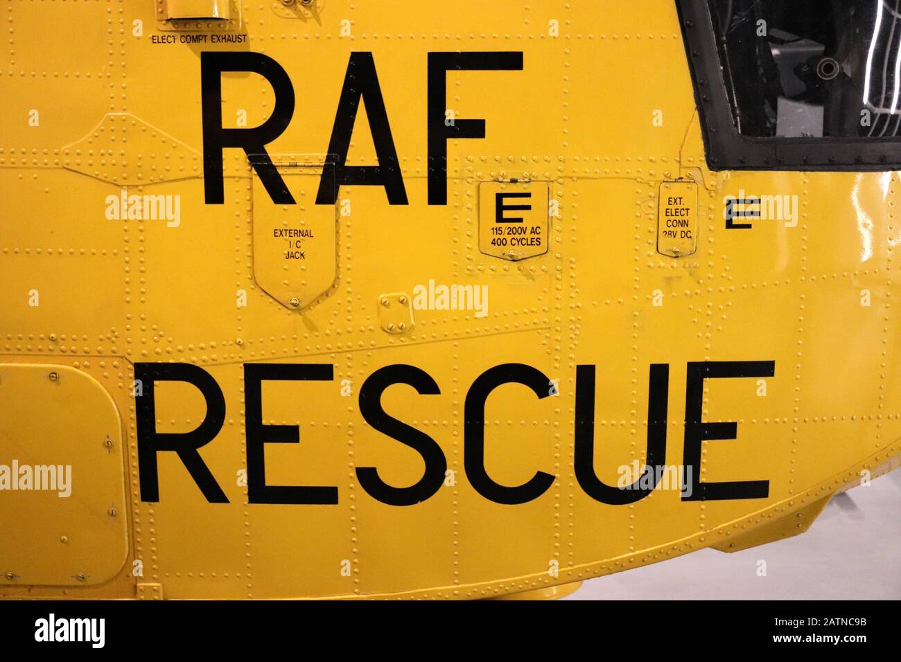 Raf Rescue On side of a helicopter Stock Photo - Alamy