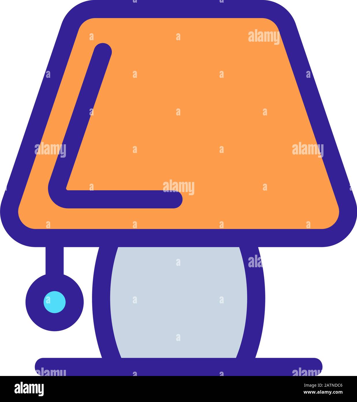 Nightwatch icon vector. Isolated contour symbol illustration Stock ...