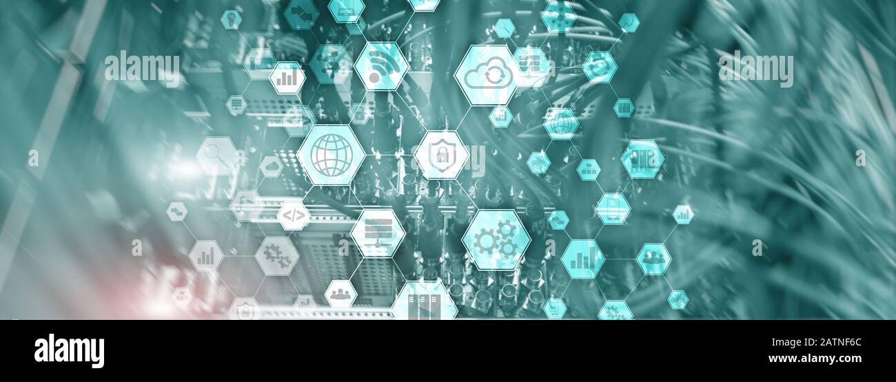 Information communication technology concept.Honeycomb panorama ... Information communication technology concept.Honeycomb panorama ...