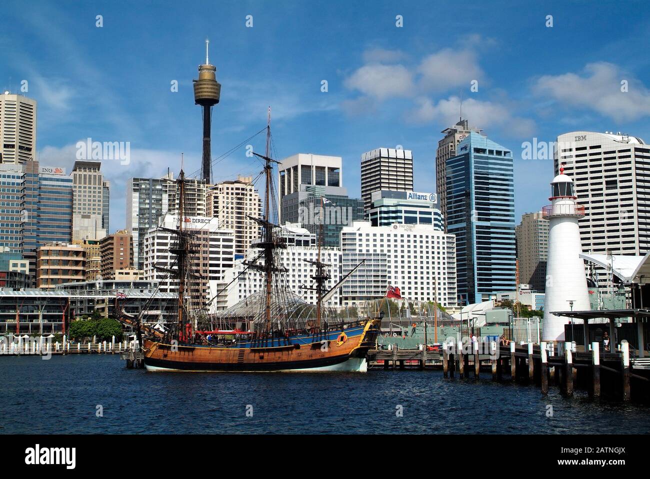 Sydney, Australia - February 11, 2008: HMS Endeavour - ship of ...