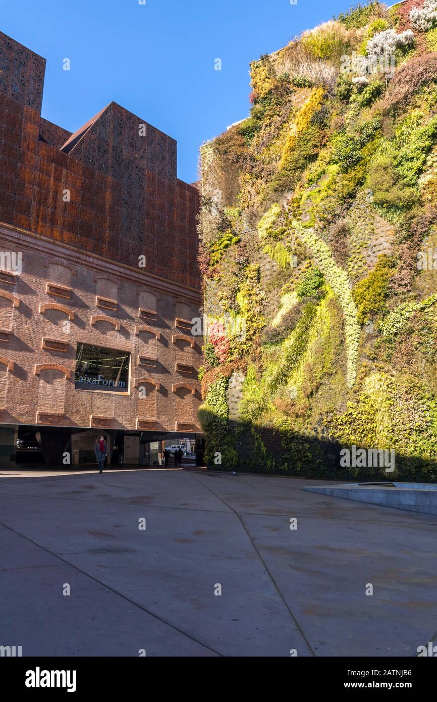 Caixa forum museum vertical garden hi-res stock photography and images ...