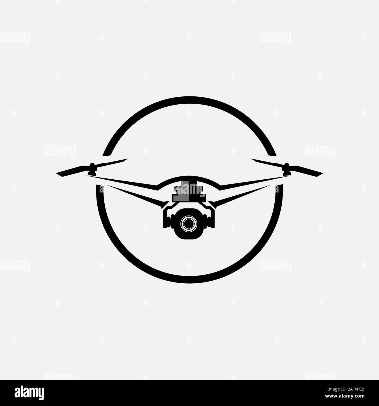 Drone icon sign for logo, website, app, ui. Drone flat vector icon ...