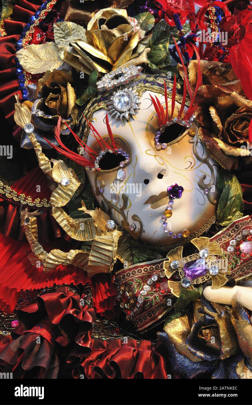 High angle shot of the mask Stock Photo - Alamy