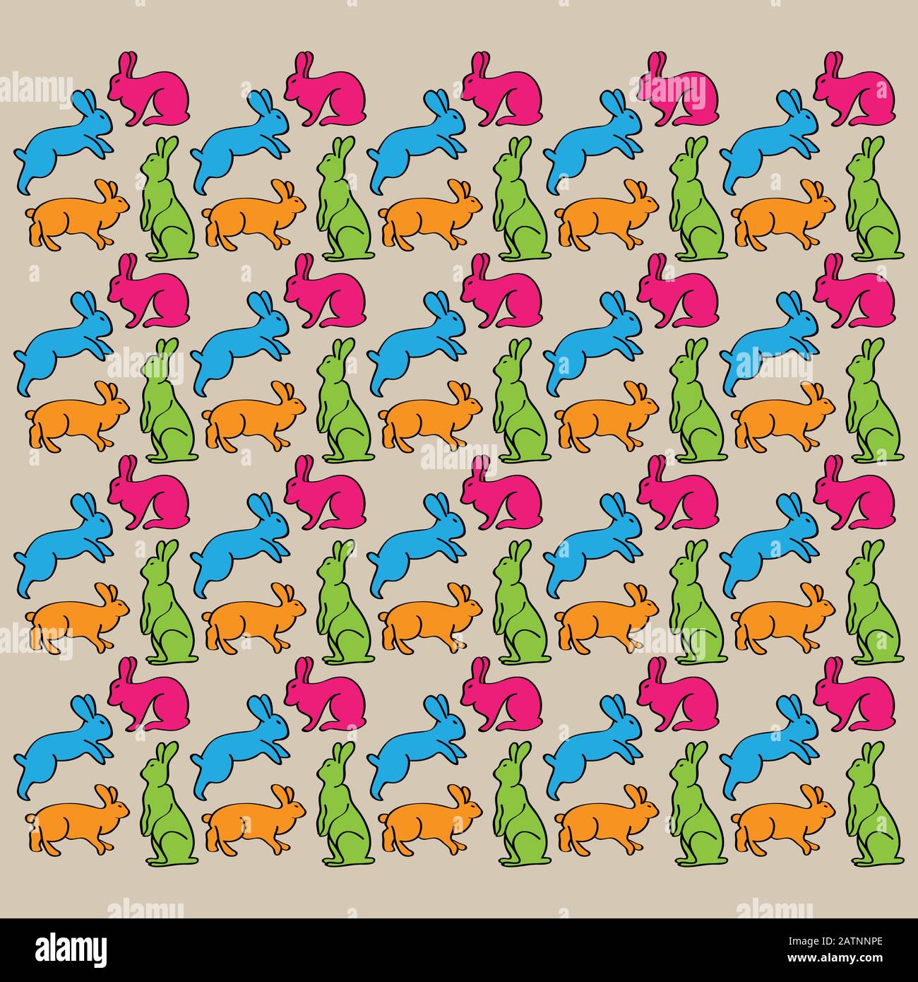 Hare pattern hi-res stock photography and images - Alamy