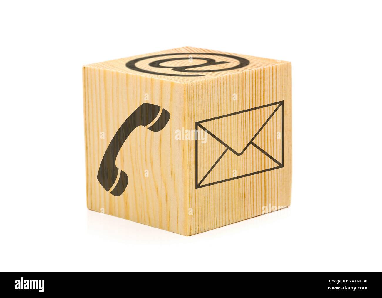 Contact us symbols with phone, e-mail and envelope icons on single ...