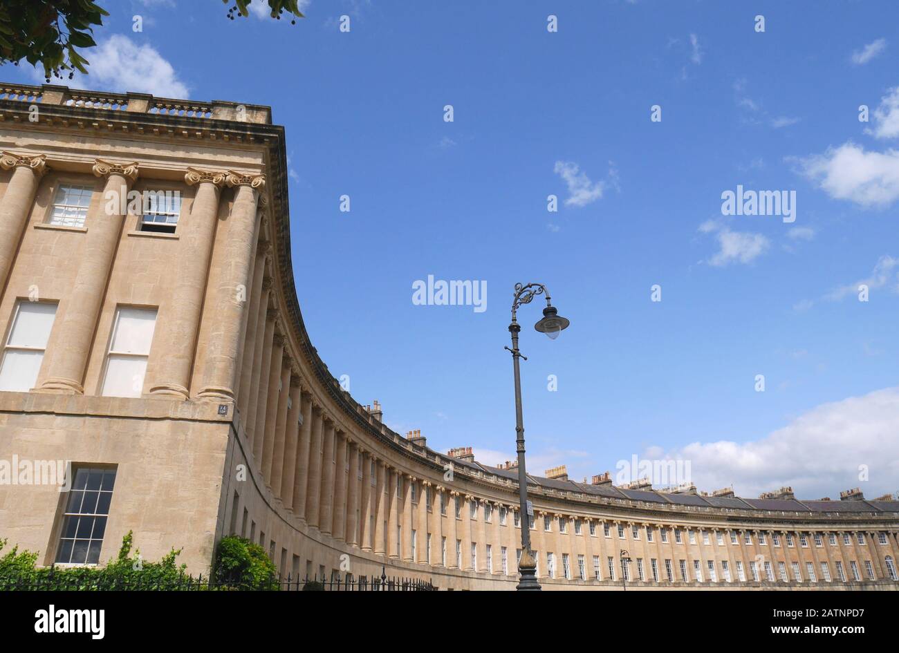 Georgian era Royal Crescent, Bath, England, United Kingdom Stock Photo ...
