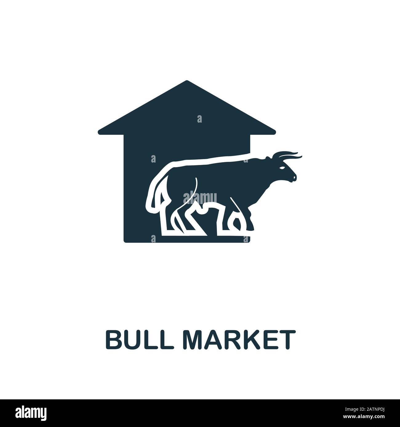 Bull Market icon. Creative element design from stock market icons ...