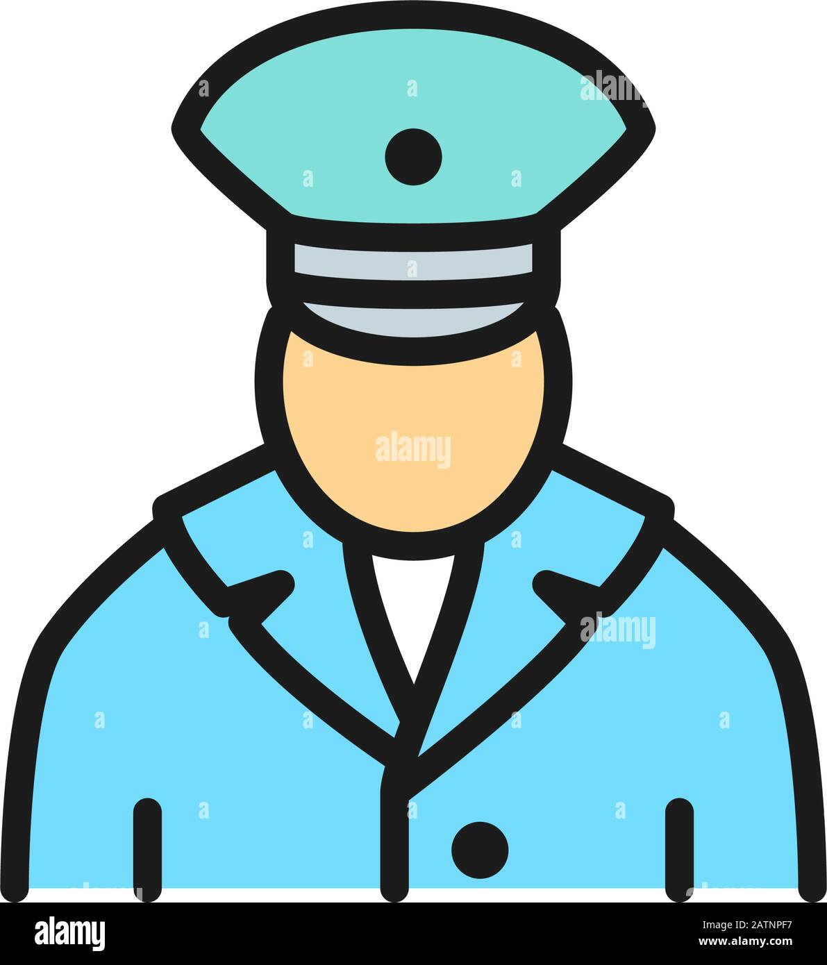 Rail worker station platform Stock Vector Images - Alamy