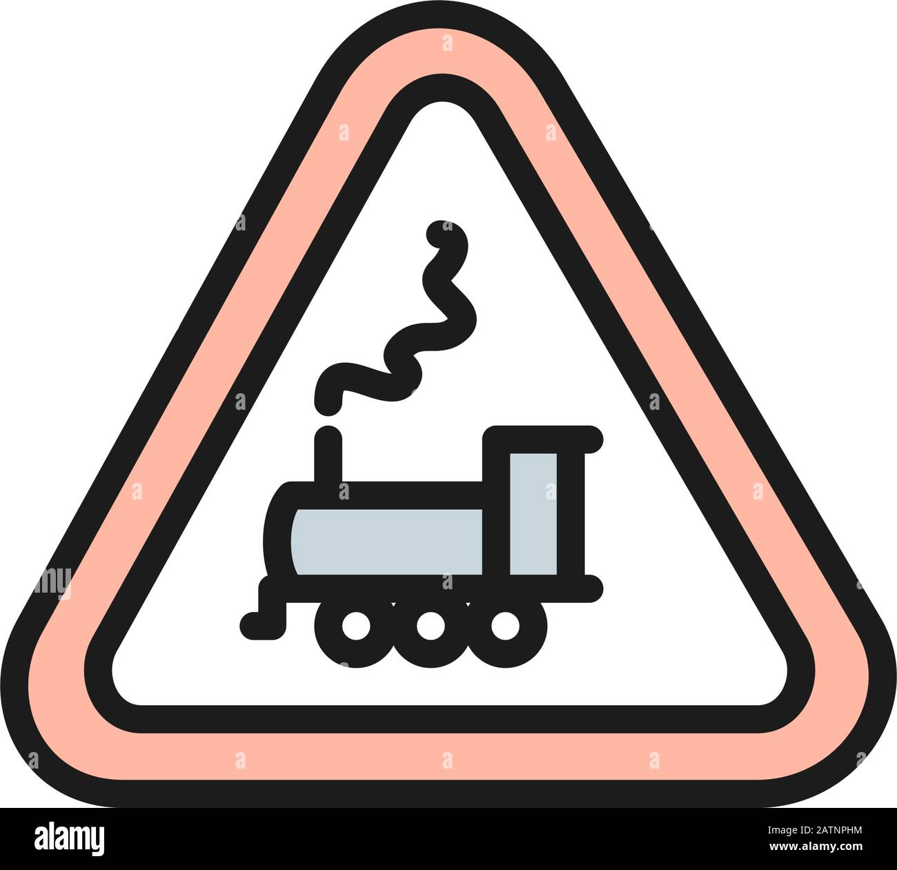 Railway safety concept Stock Vector Images - Alamy