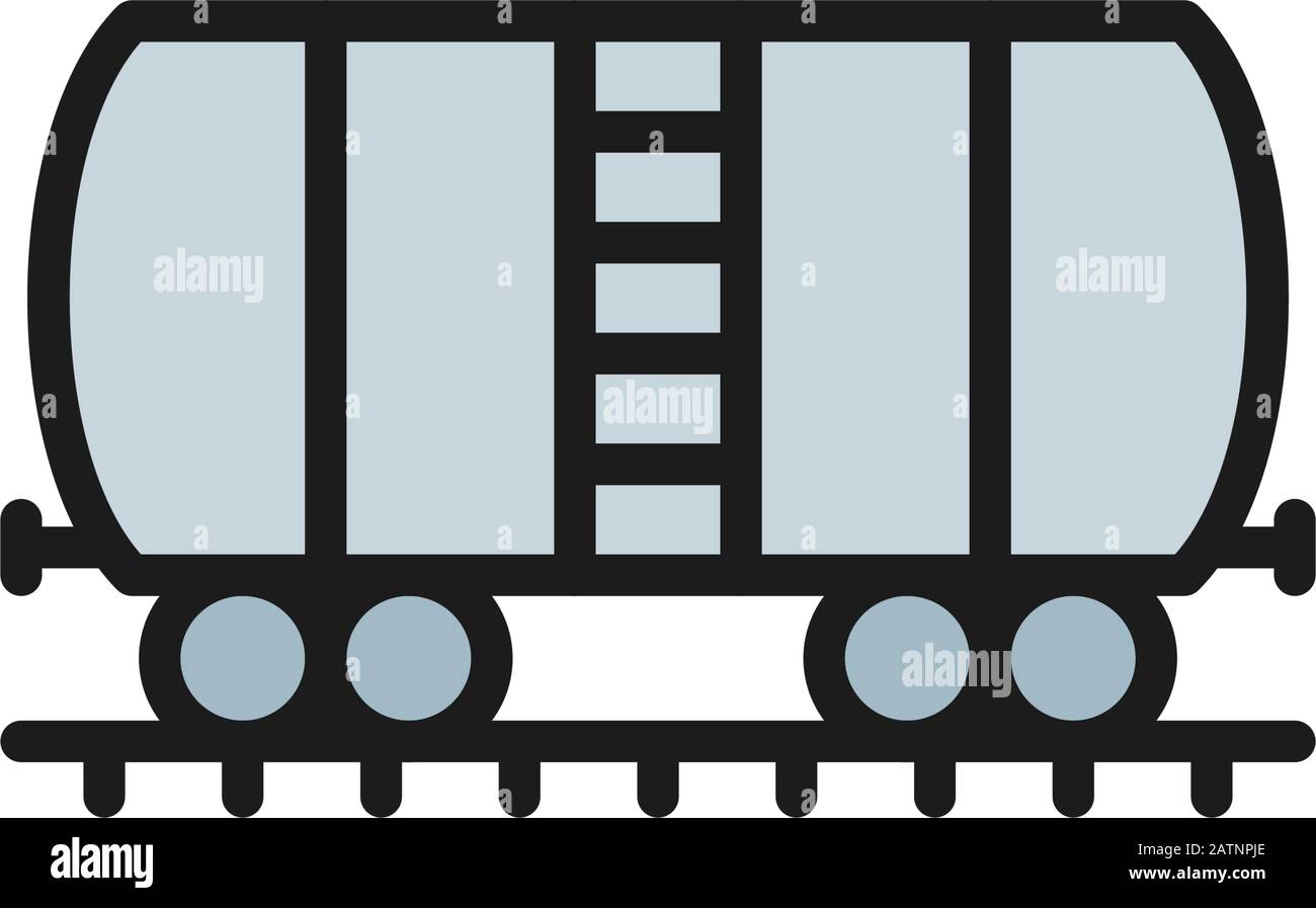 Train Oil Tank Clipart