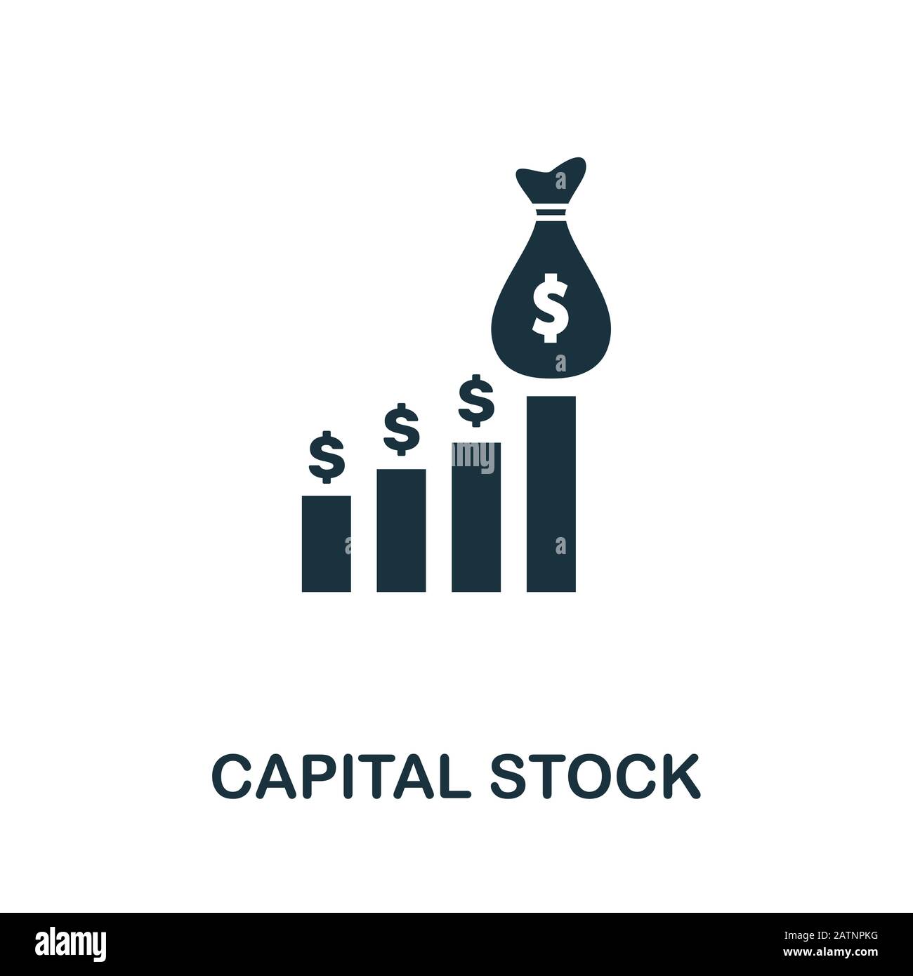Capital Stock icon. Creative element design from stock market icons ...