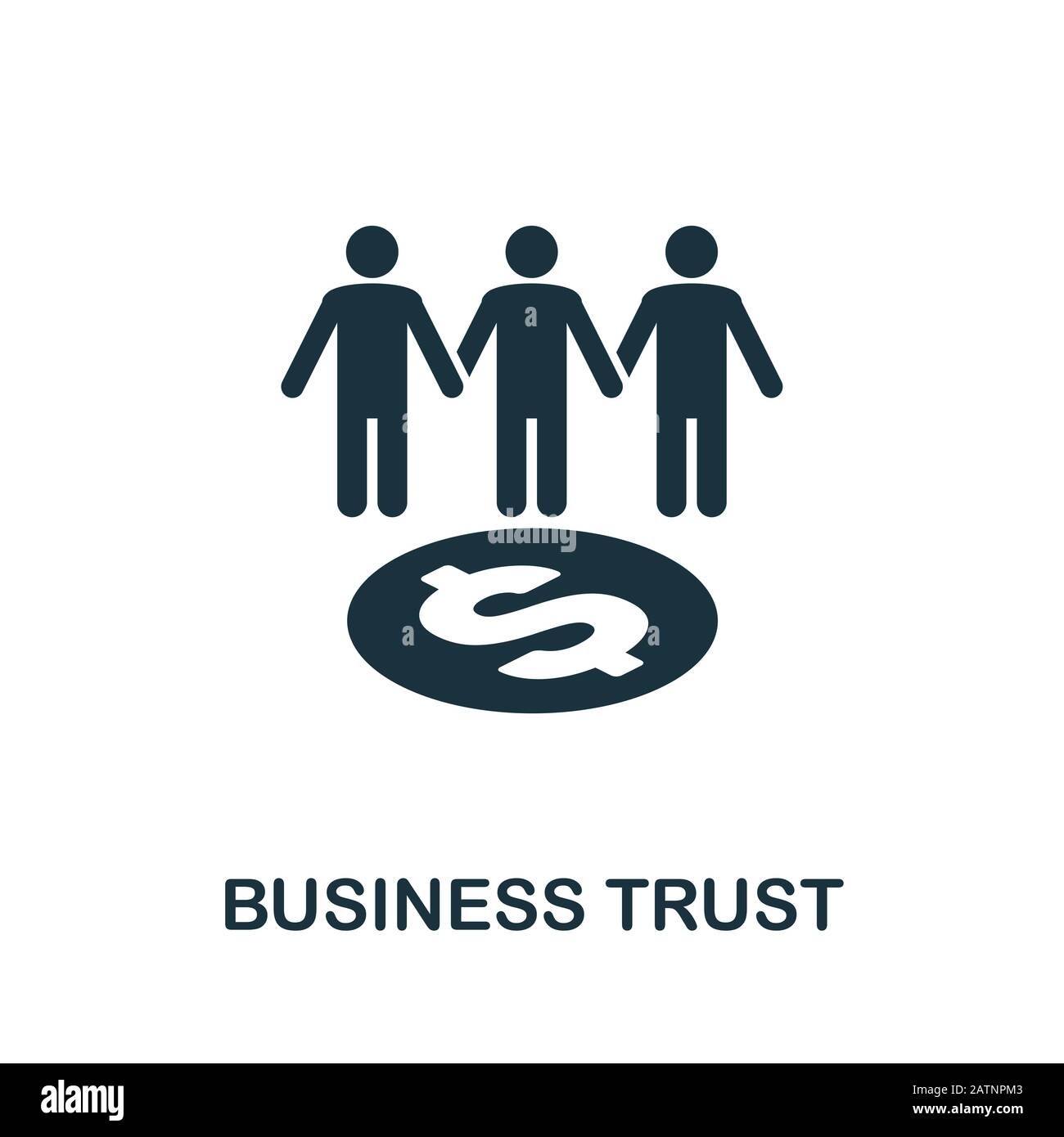 Business Trust icon. Creative element design from stock market icons ...