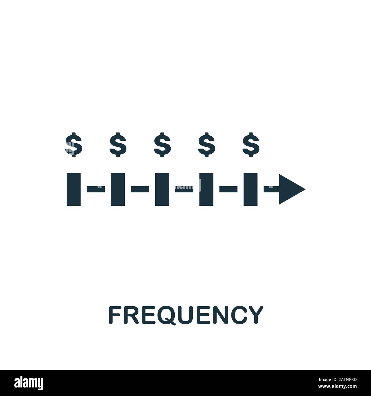Frequency icon. Creative element design from stock market icons ... Frequency icon. Creative element design from stock market icons ...
