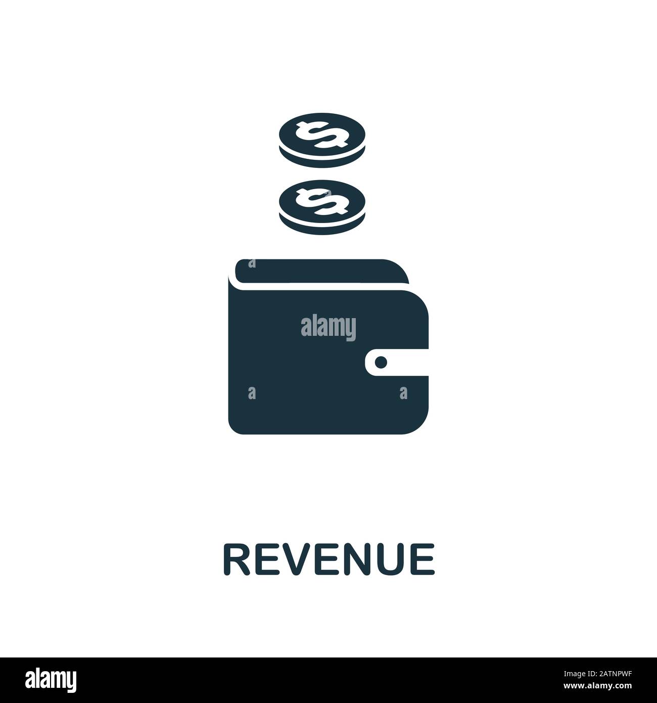Revenue icon. Creative element design from stock market icons ...