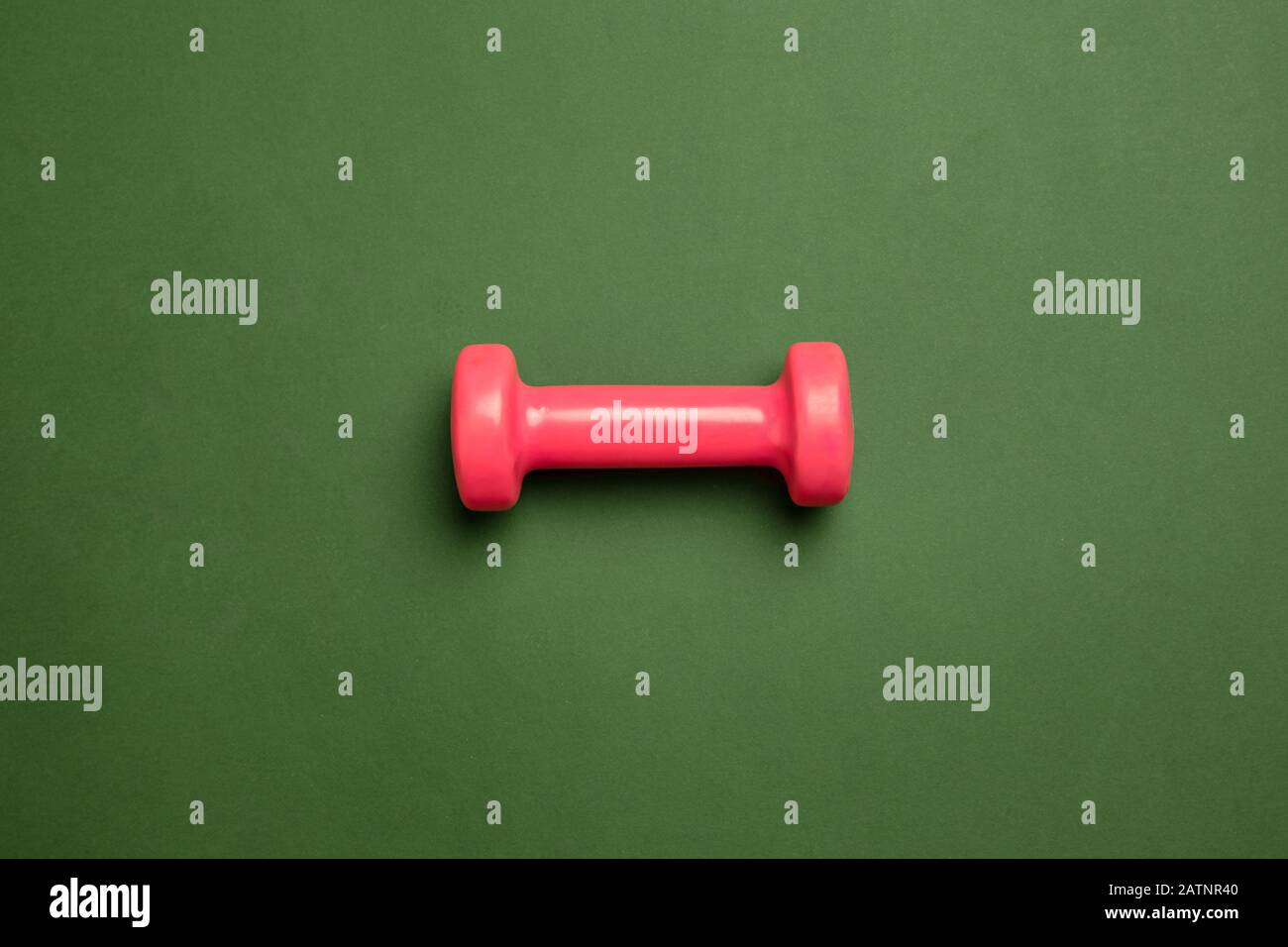 Bright pink fitness, bodybuilding weights. Professional sport equipment ...