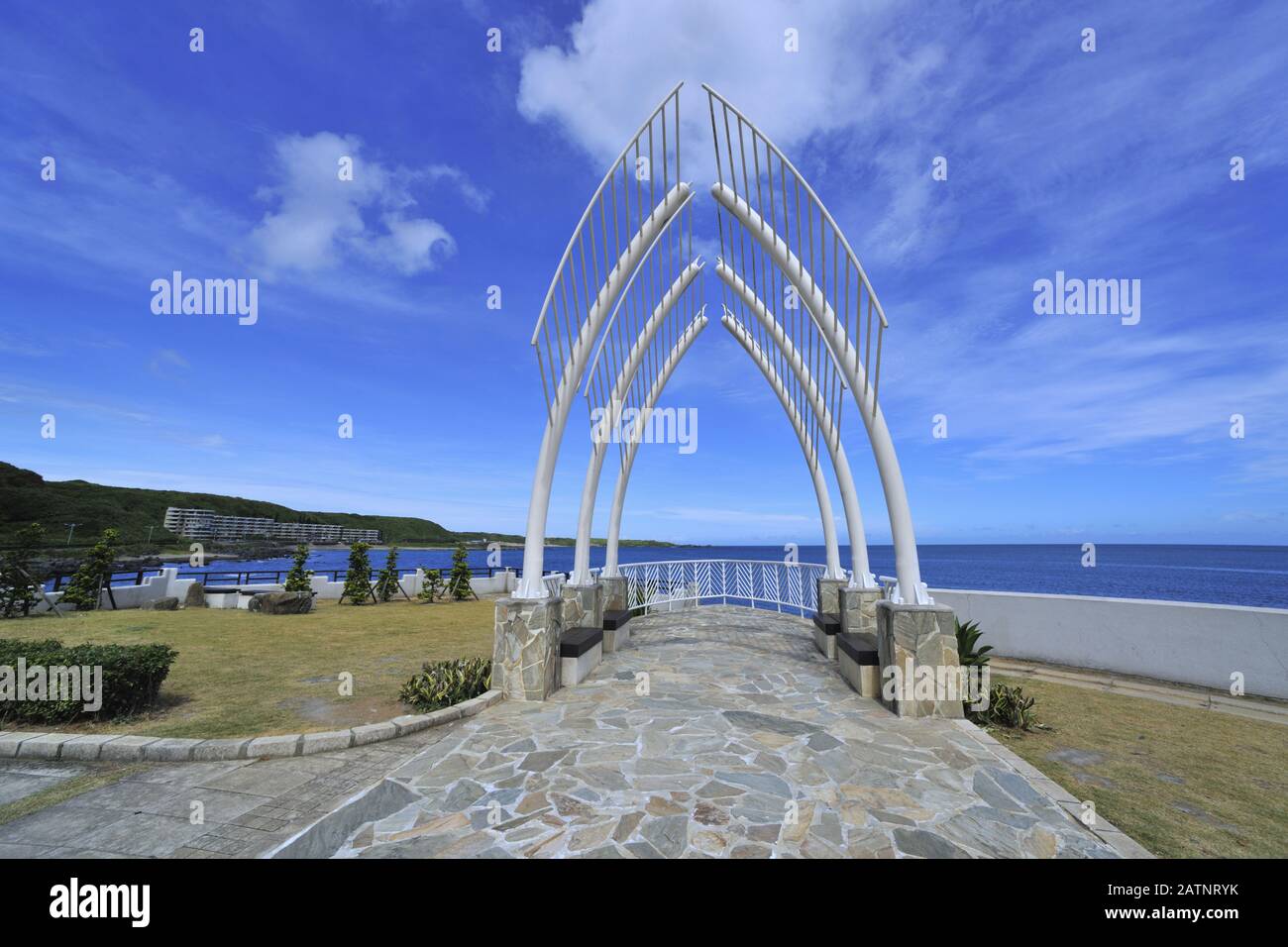 Scenic shot of Shimen Wedding Plaza Shimen District City Stock Photo ...