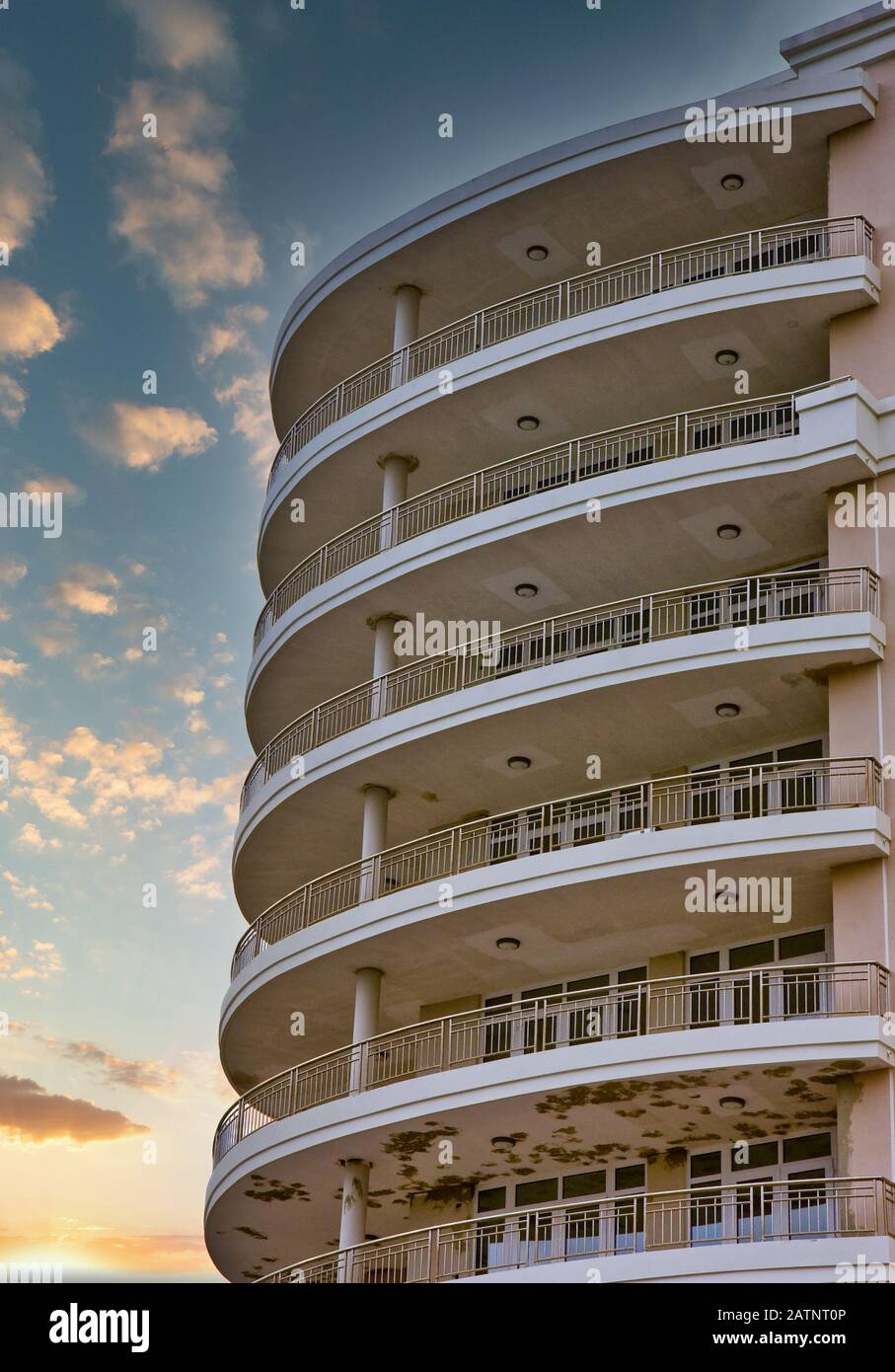Large Round Balconies Stock Photo - Alamy