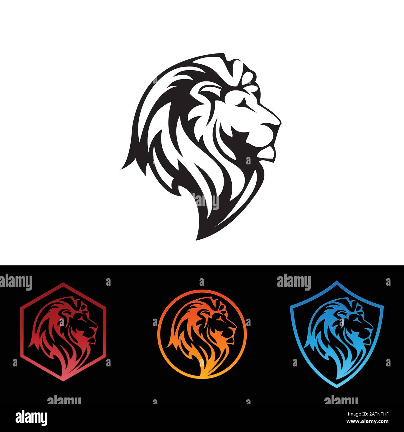 Lion Head Graphic Design