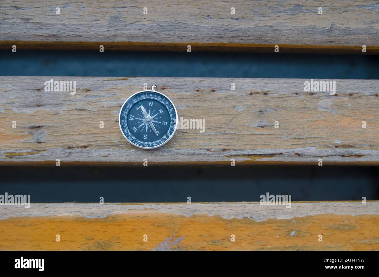 Metal Compass Natural Stock Photo - Alamy