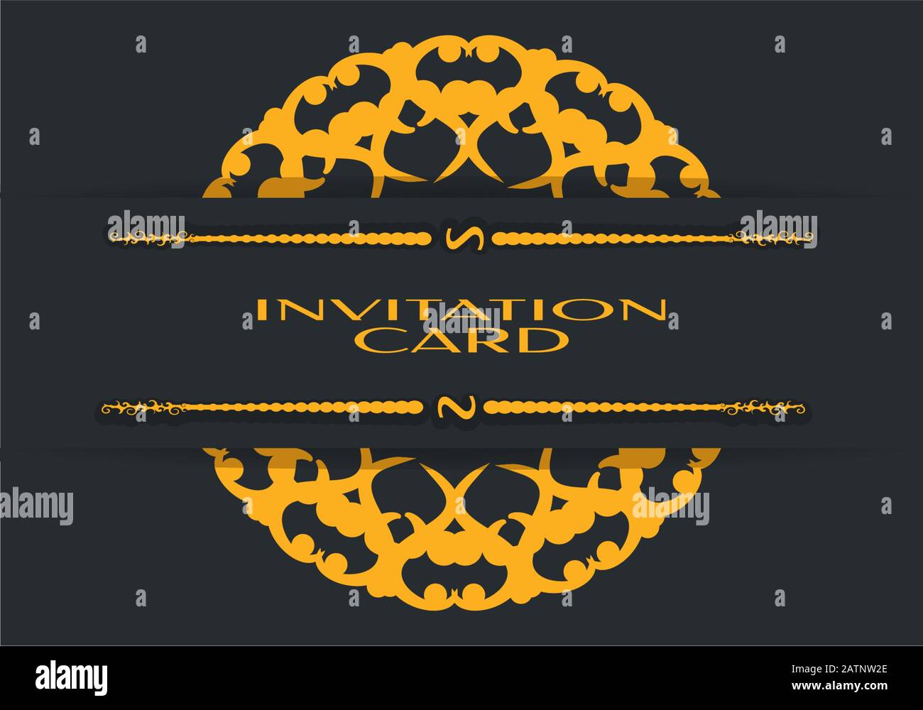 Vintage background of invitation card Stock Vector Image & Art - Alamy