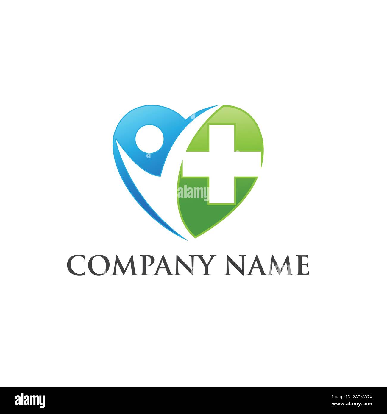 Medical hospital logo hi-res stock photography and images - Alamy