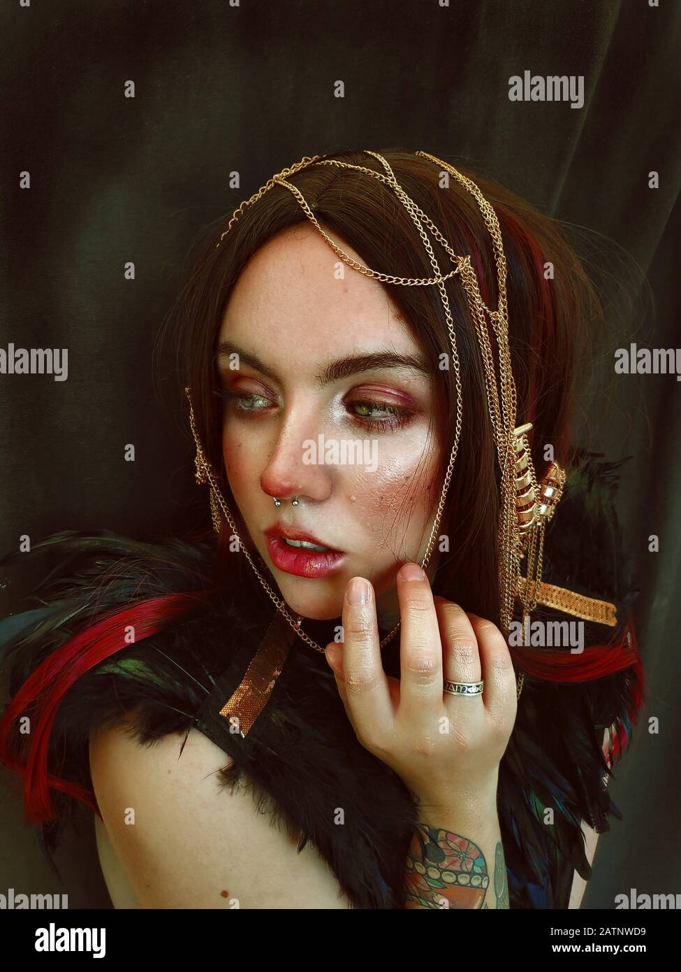 Tribal Belly Dance Eye Makeup