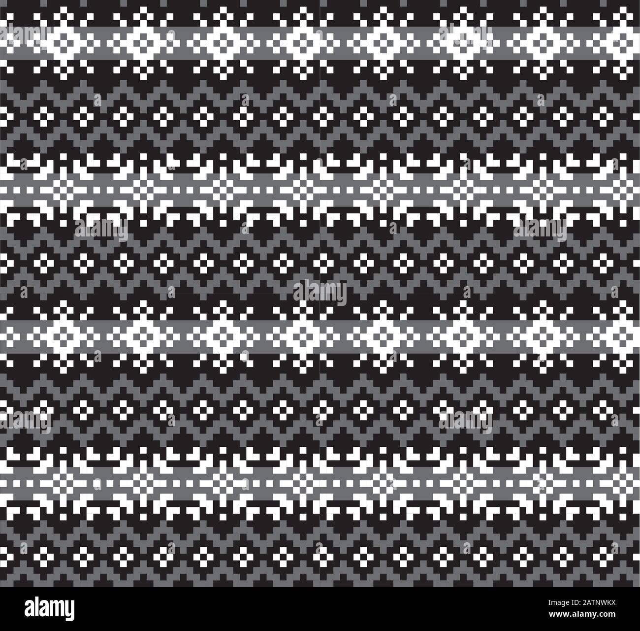 This is a fair isle snowflake pattern suitable for website resources ...