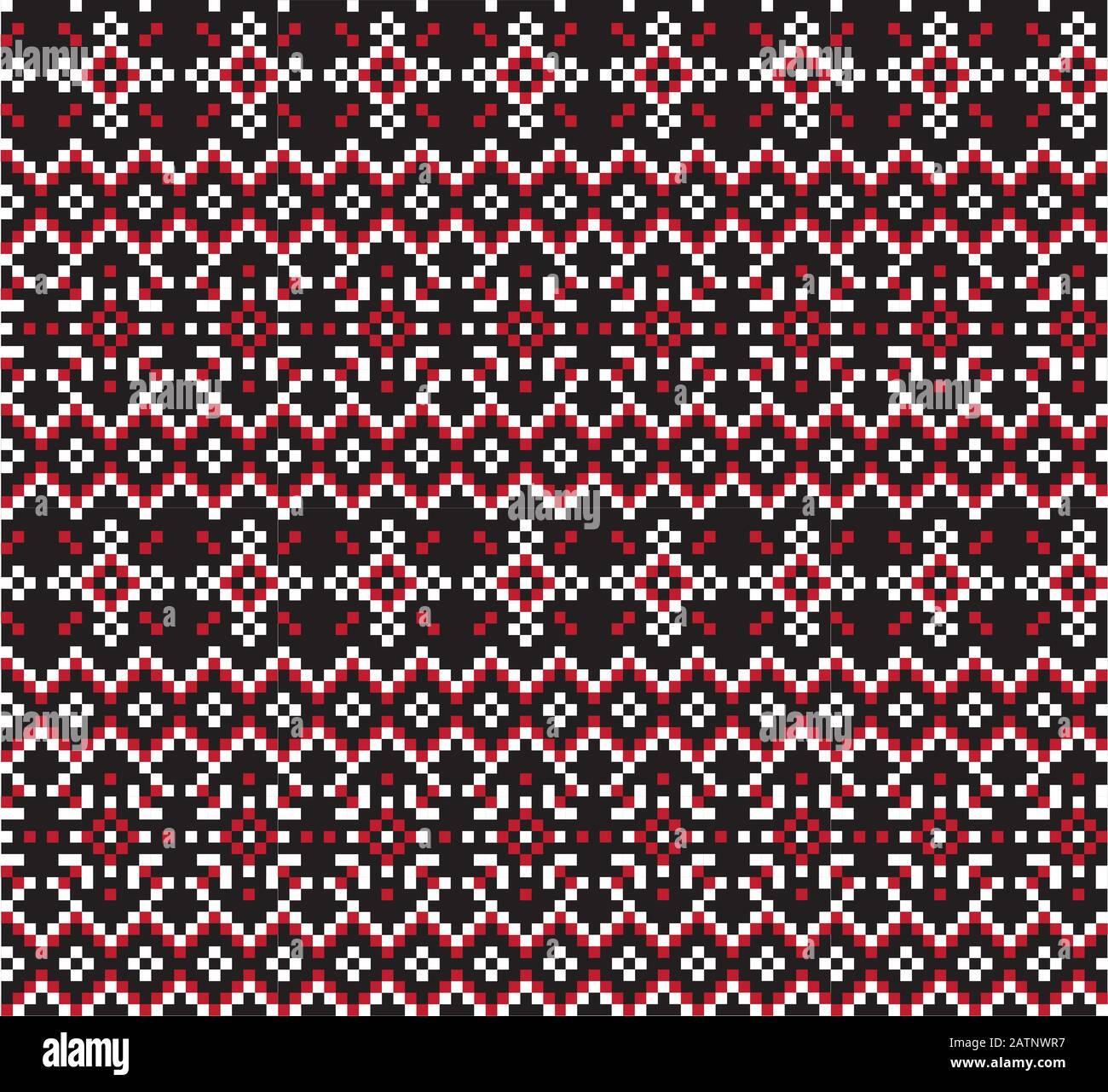 This is a fair isle snowflake pattern suitable for website resources ...