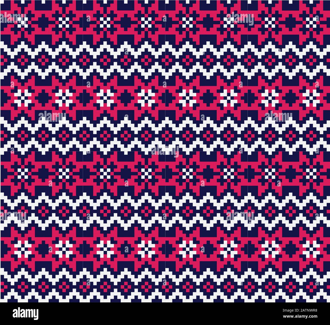This is a fair isle snowflake pattern suitable for website resources ...