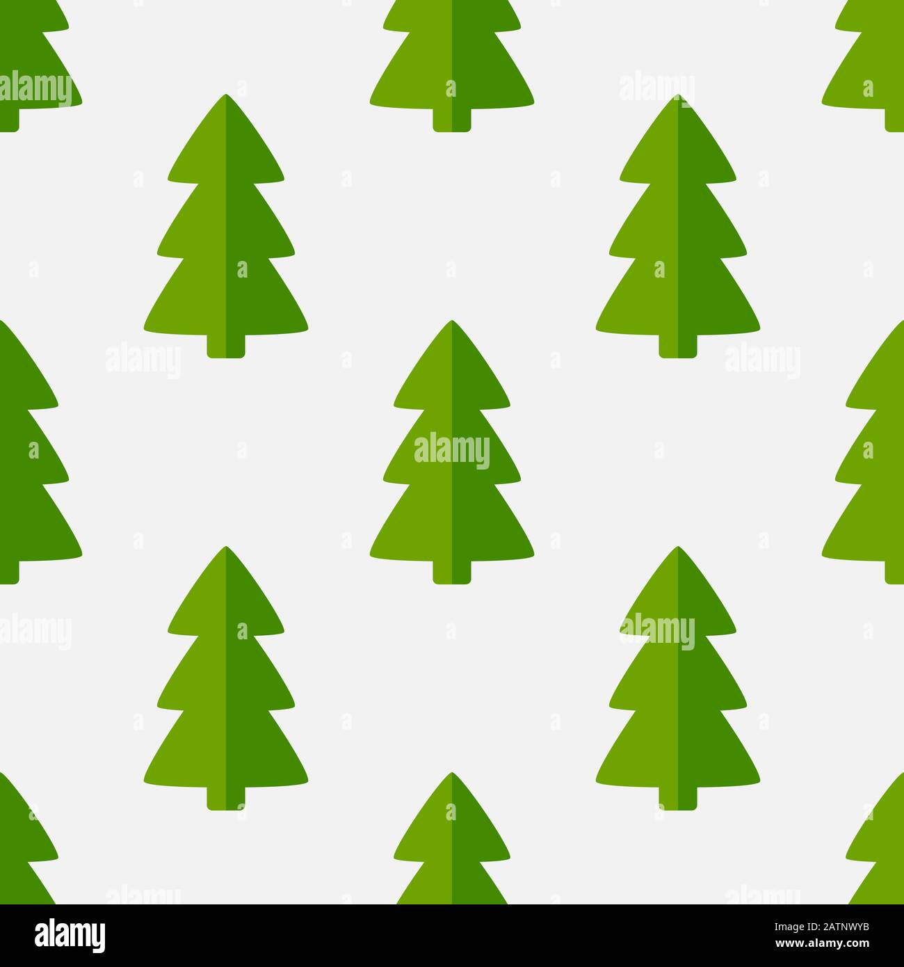 Christmas trees seamless pattern. Vector illustration Stock Vector ...
