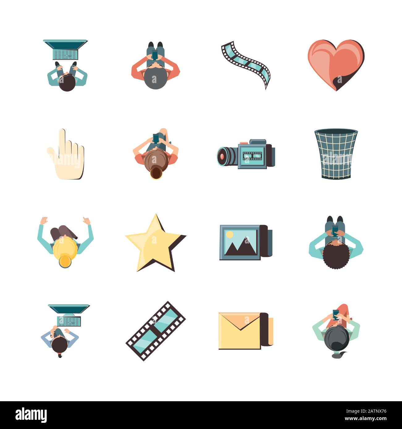 Film envelope Stock Vector Images - Alamy