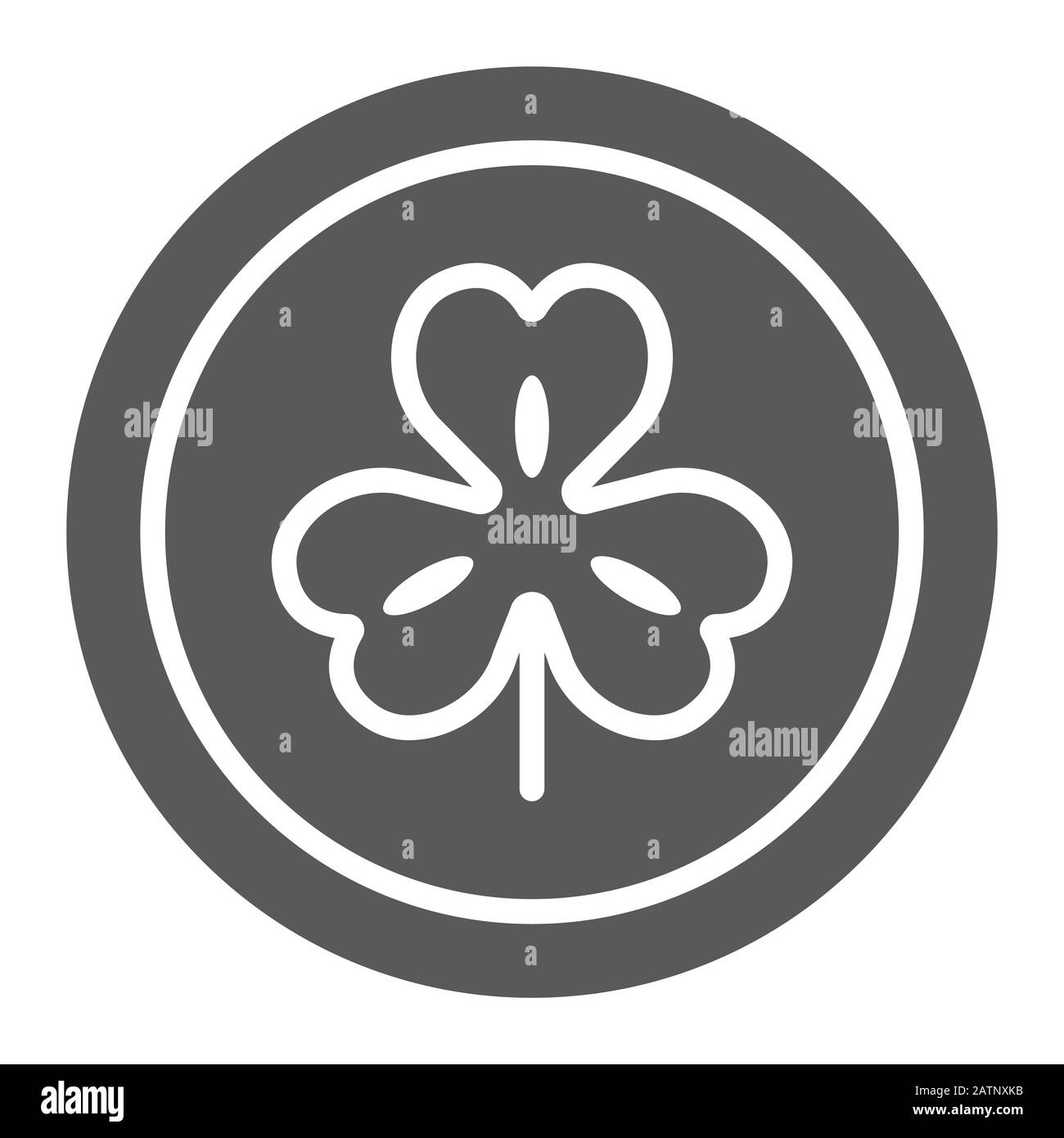 Golden solid coin Stock Vector Images - Alamy
