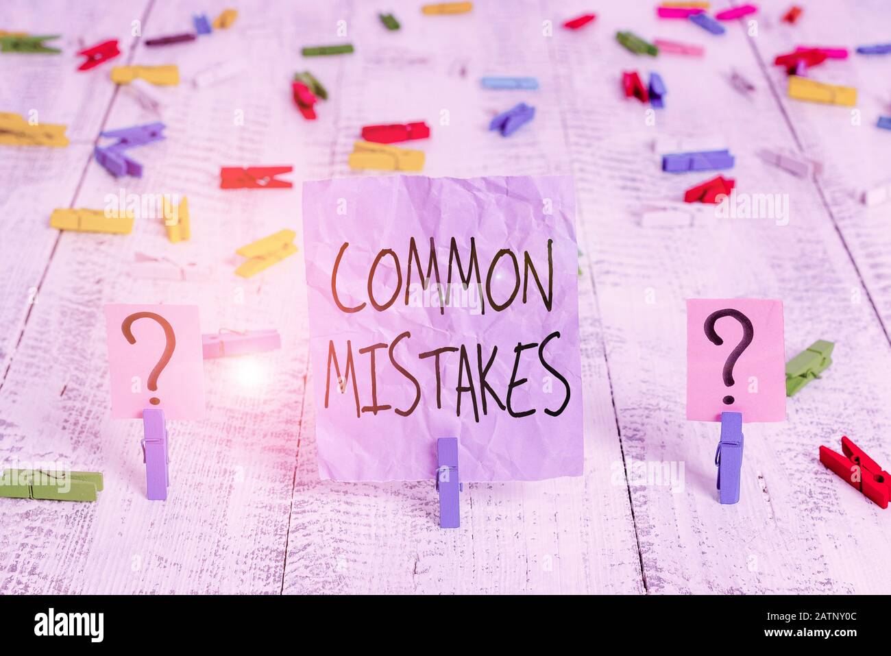 Word writing text Common Mistakes. Business photo showcasing actions ...