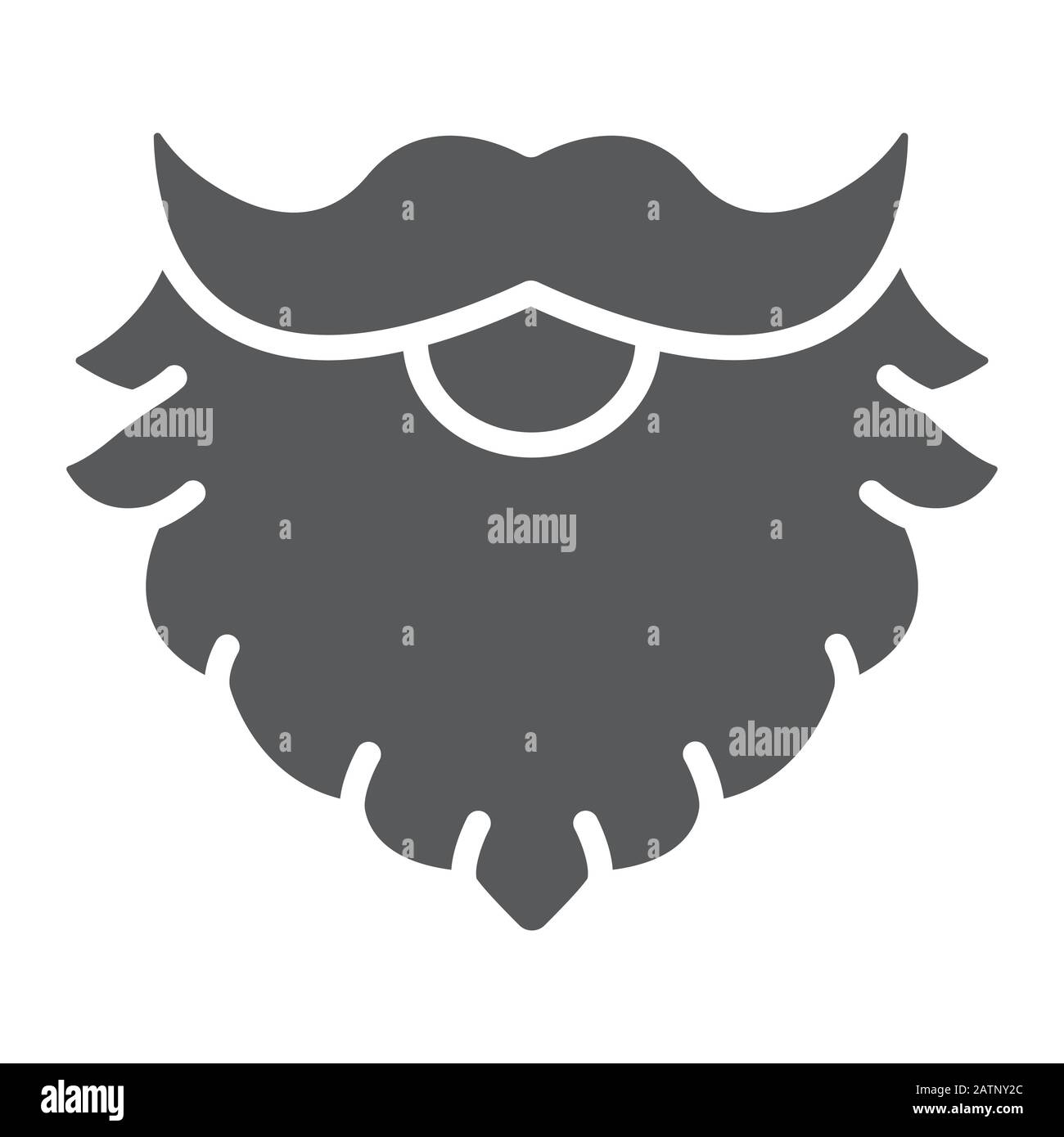 Santa Beard Graphic