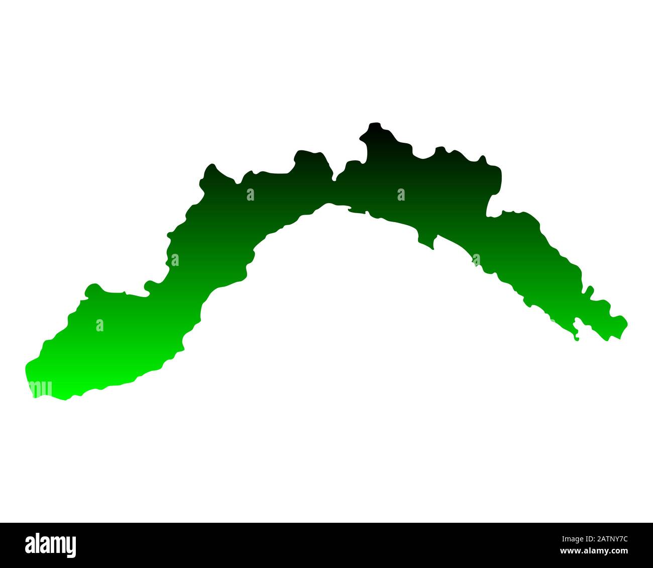 Map of Liguria Stock Photo - Alamy
