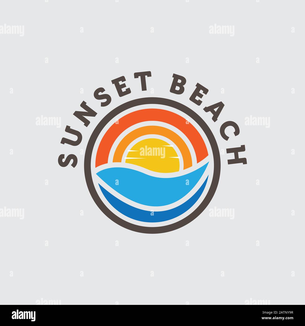 abstract and fun sun isolated summer icon design Stock Vector Image ...