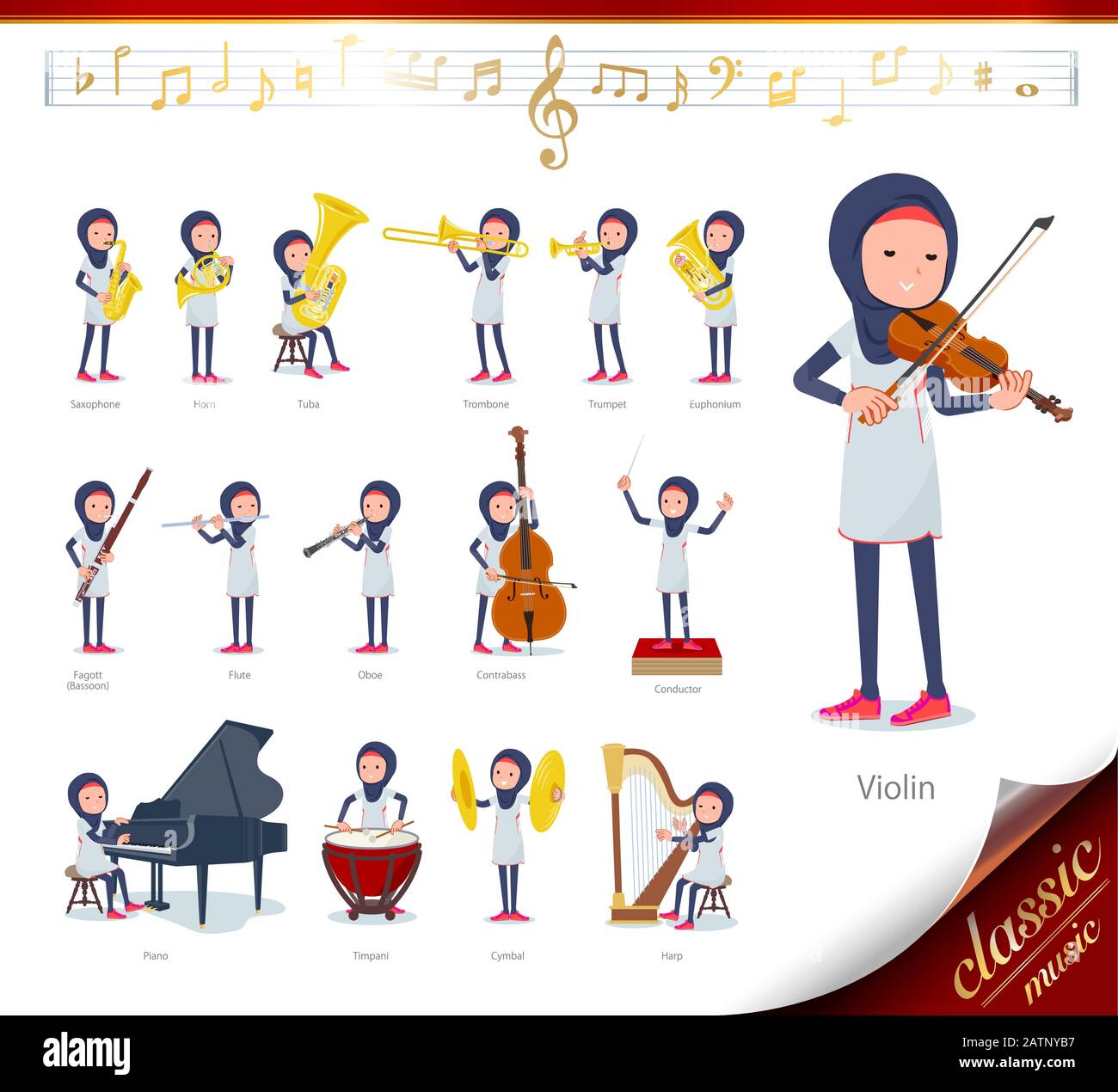 Instruments music training Stock Vector Images - Alamy