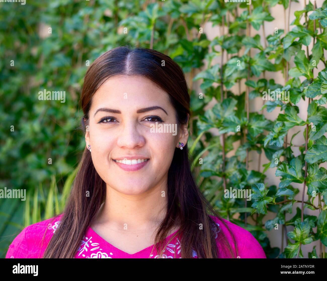 Happy, Smiling, Friendly & Beautiful Mexican Woman Working in a Resort ...