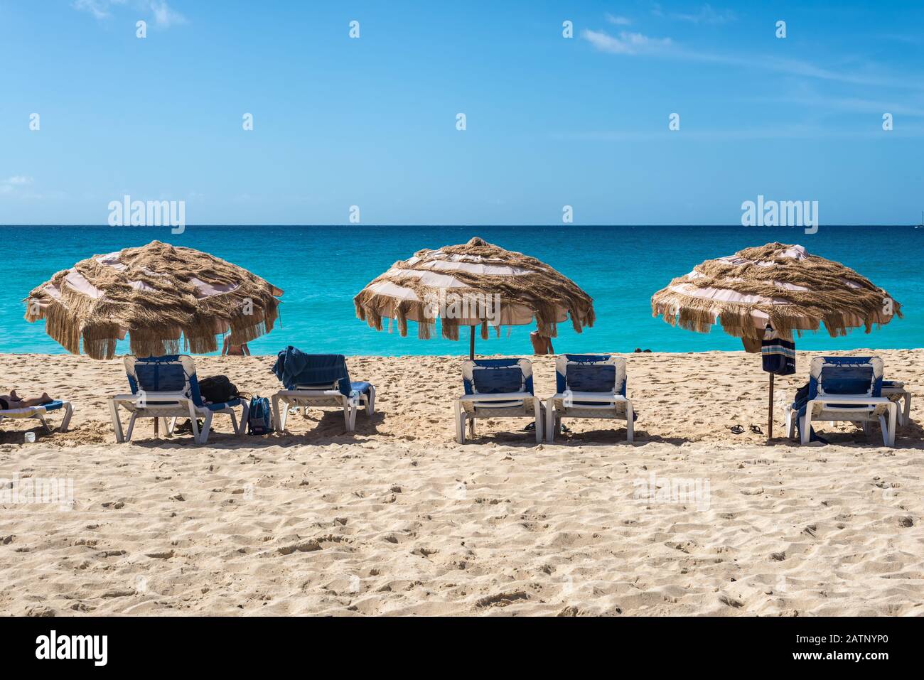 Mullet bay, saint martin hi-res stock photography and images - Alamy