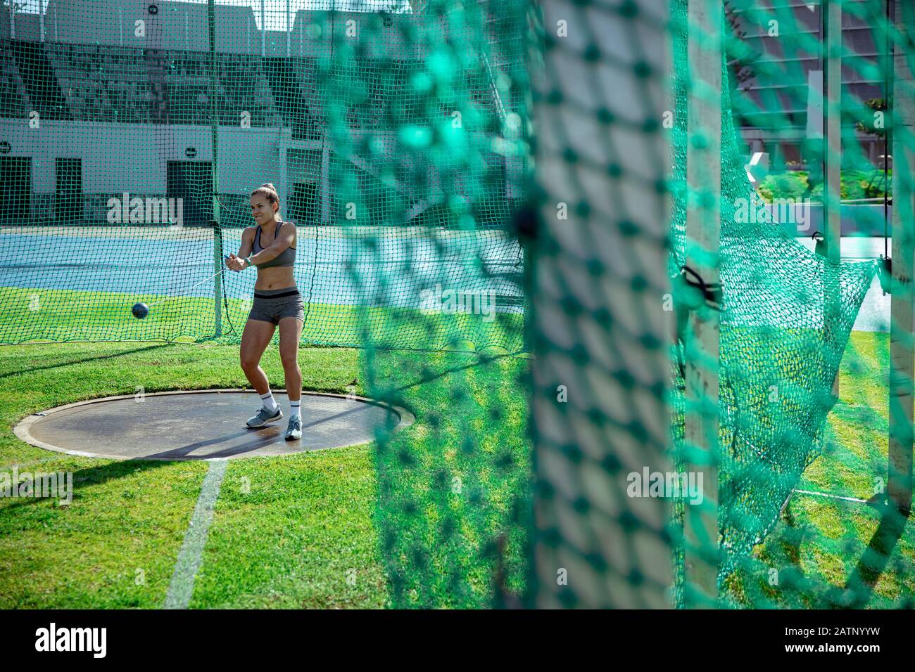 Throwing shot put hi-res stock photography and images - Alamy