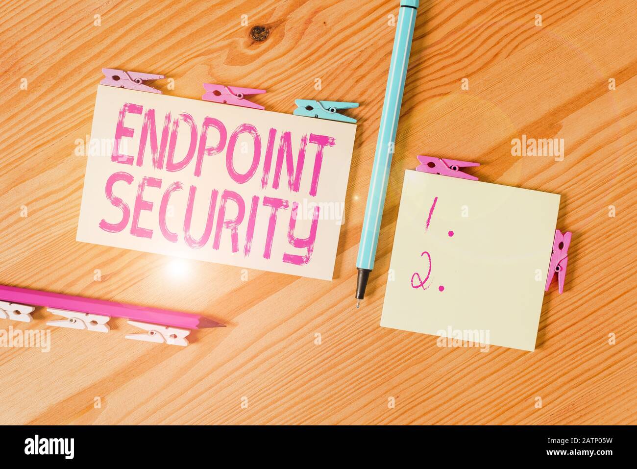 Handwriting Text Endpoint Security Conceptual Photo The Methodology Of